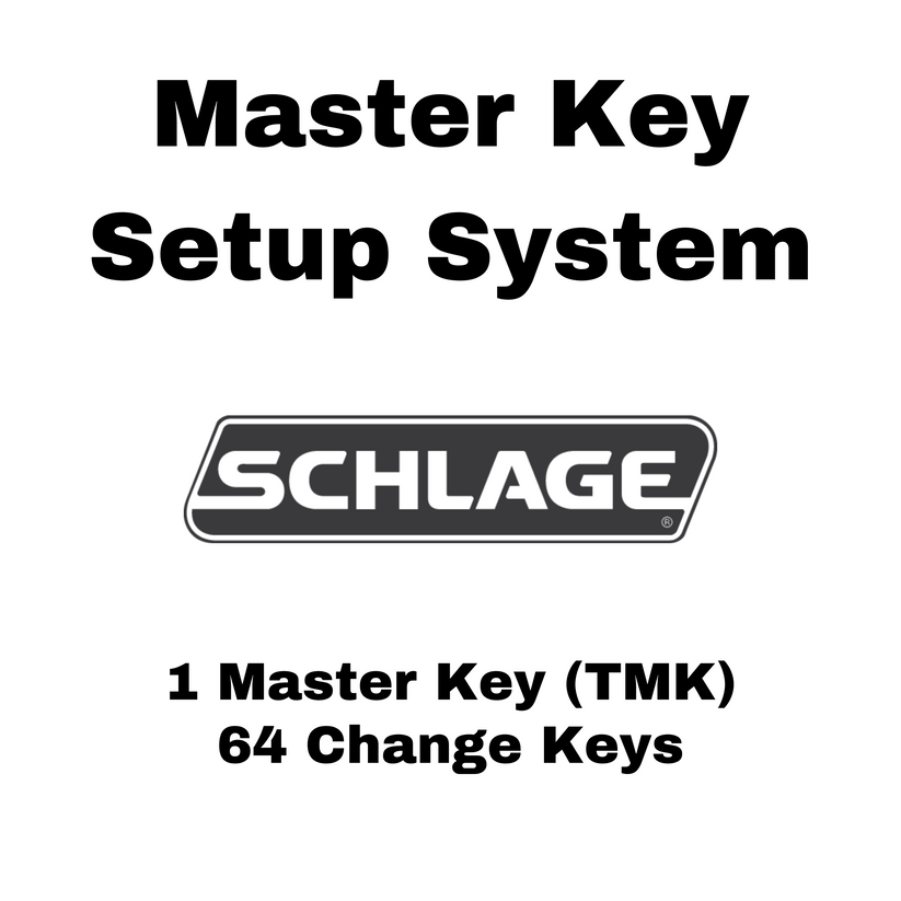 Schlage 6-Pin Master Key Setup System (1 Master Key, 64 Change Keys ...